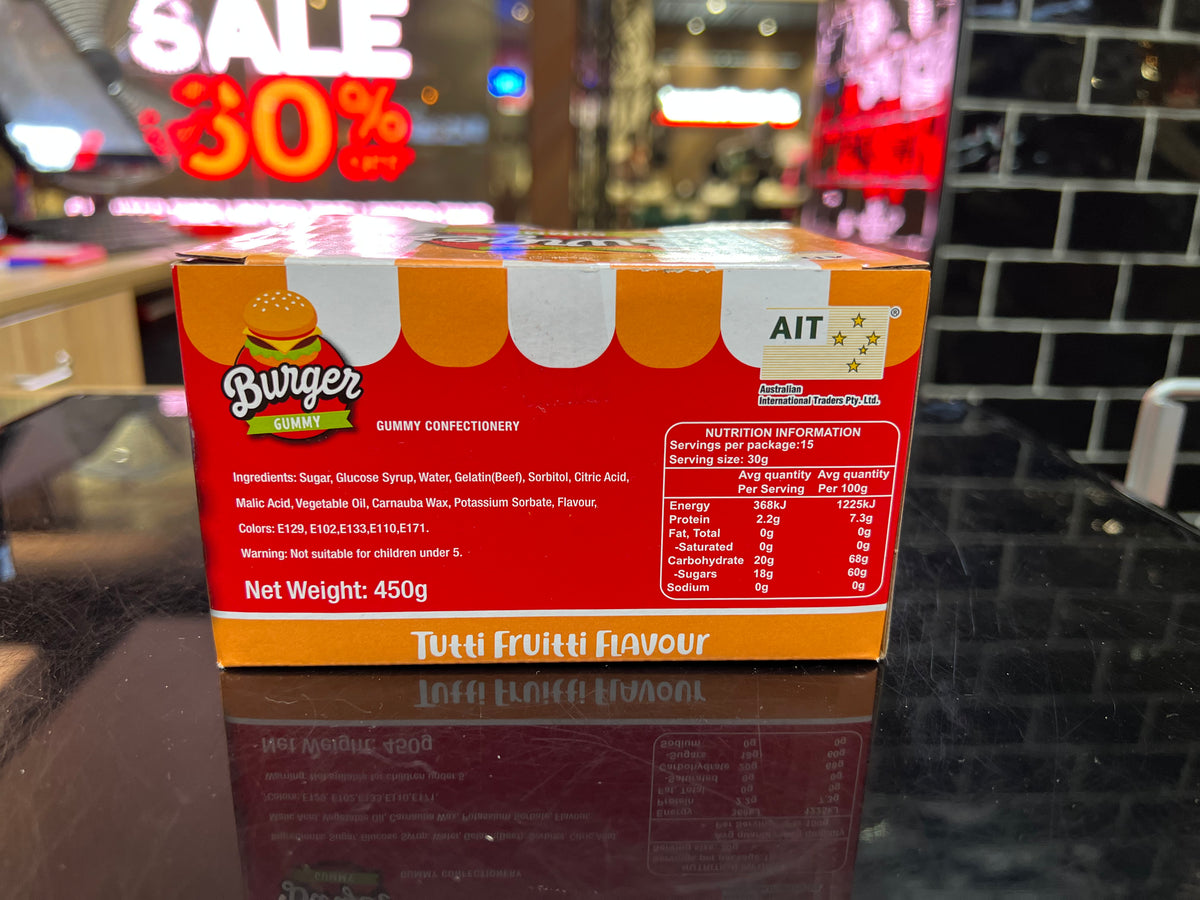 Burger Gummy 450g – Buddys Convenience Store