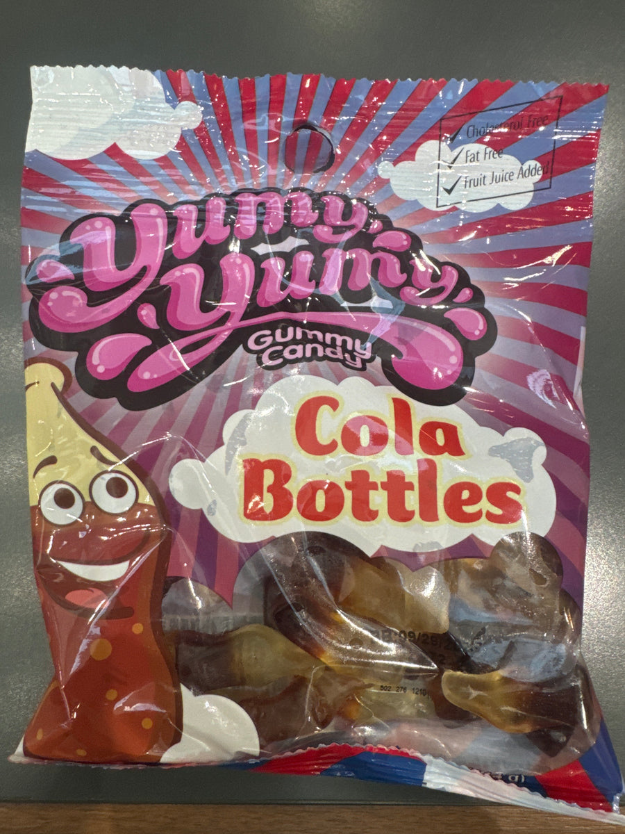 Yummy yumy cola bottles 114g – Buddys Convenience Store