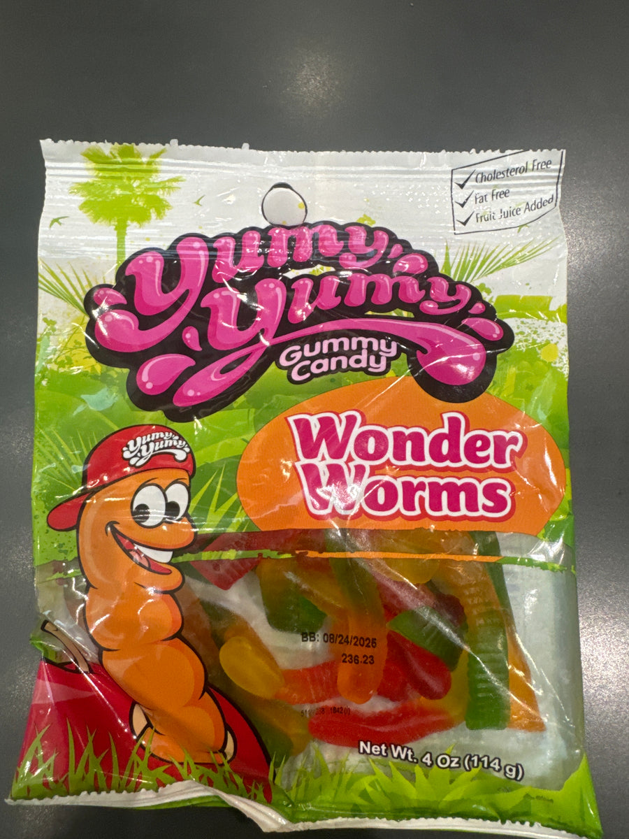 Yummy yumy wonder worms 114g – Buddys Convenience Store