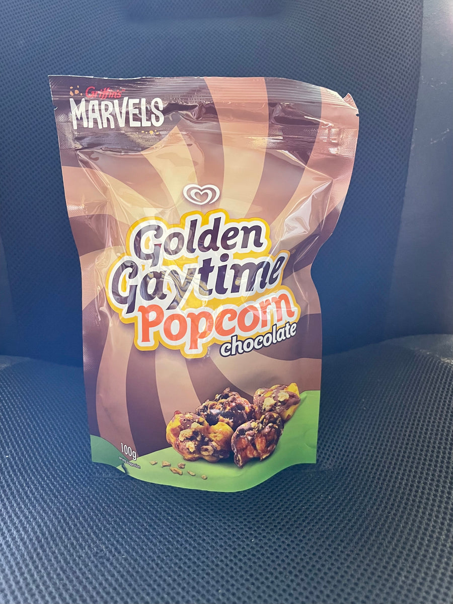 Marvels Golden Gaytime Popcorn Choc – Buddys Convenience Store